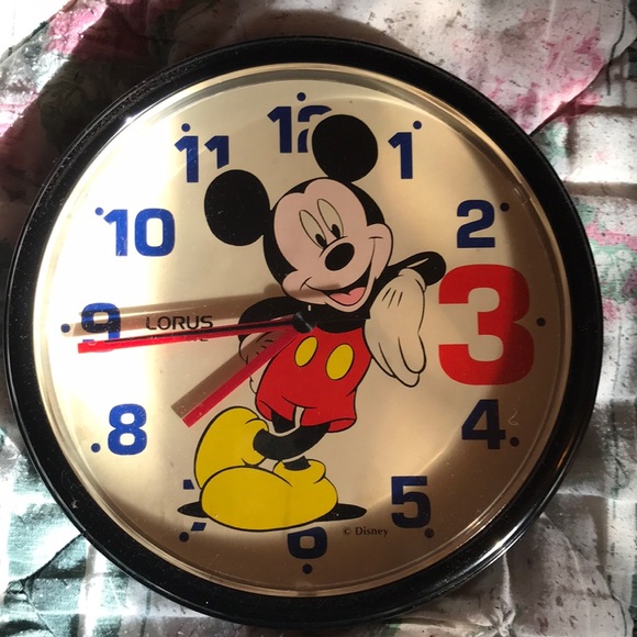 Clocks | Accessories | Vintage Mickey Mouse Clock | Poshmark